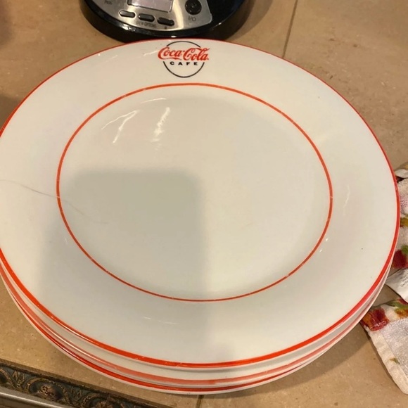 Dining | 4 Vintage Coca Cola Plates | Poshmark